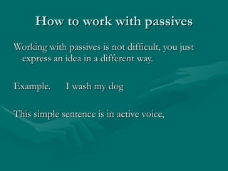 The Passive | PPT