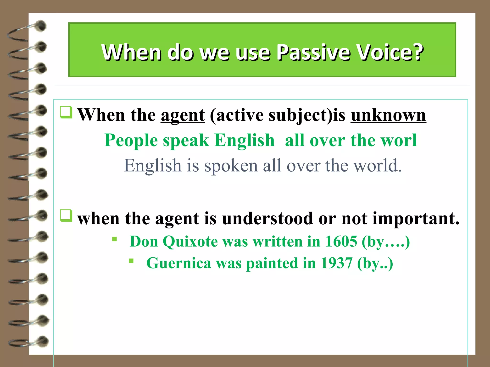 The passive | PPT