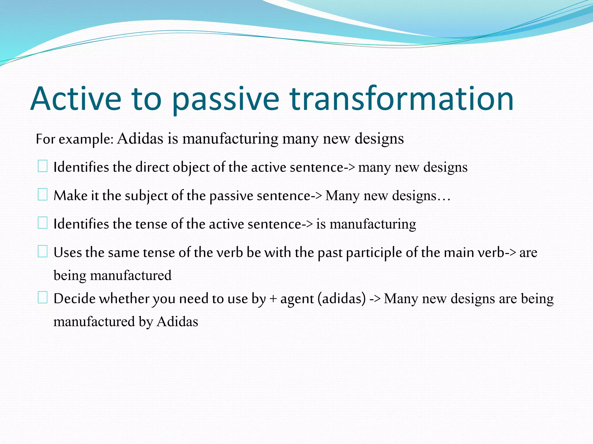 The passive | PPT