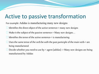 The passive | PPT