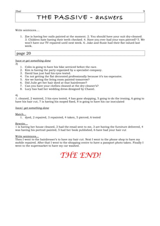 The passive answers | PDF