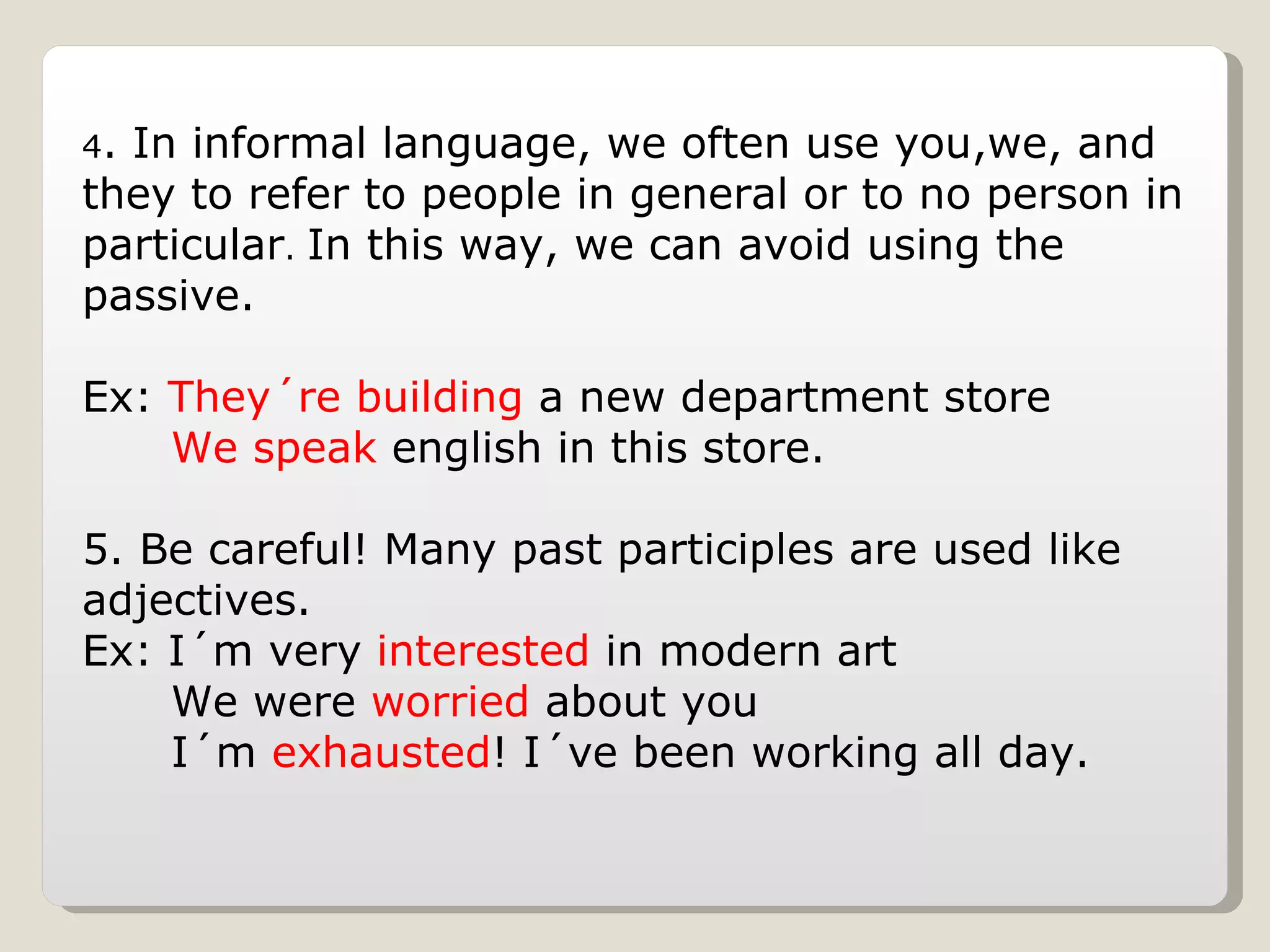 The Passive Voice | PPT