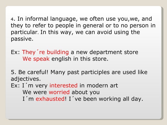 The Passive Voice | PPT