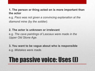 The passive voice | PPT