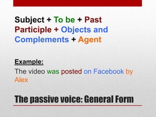 The passive voice | PPT