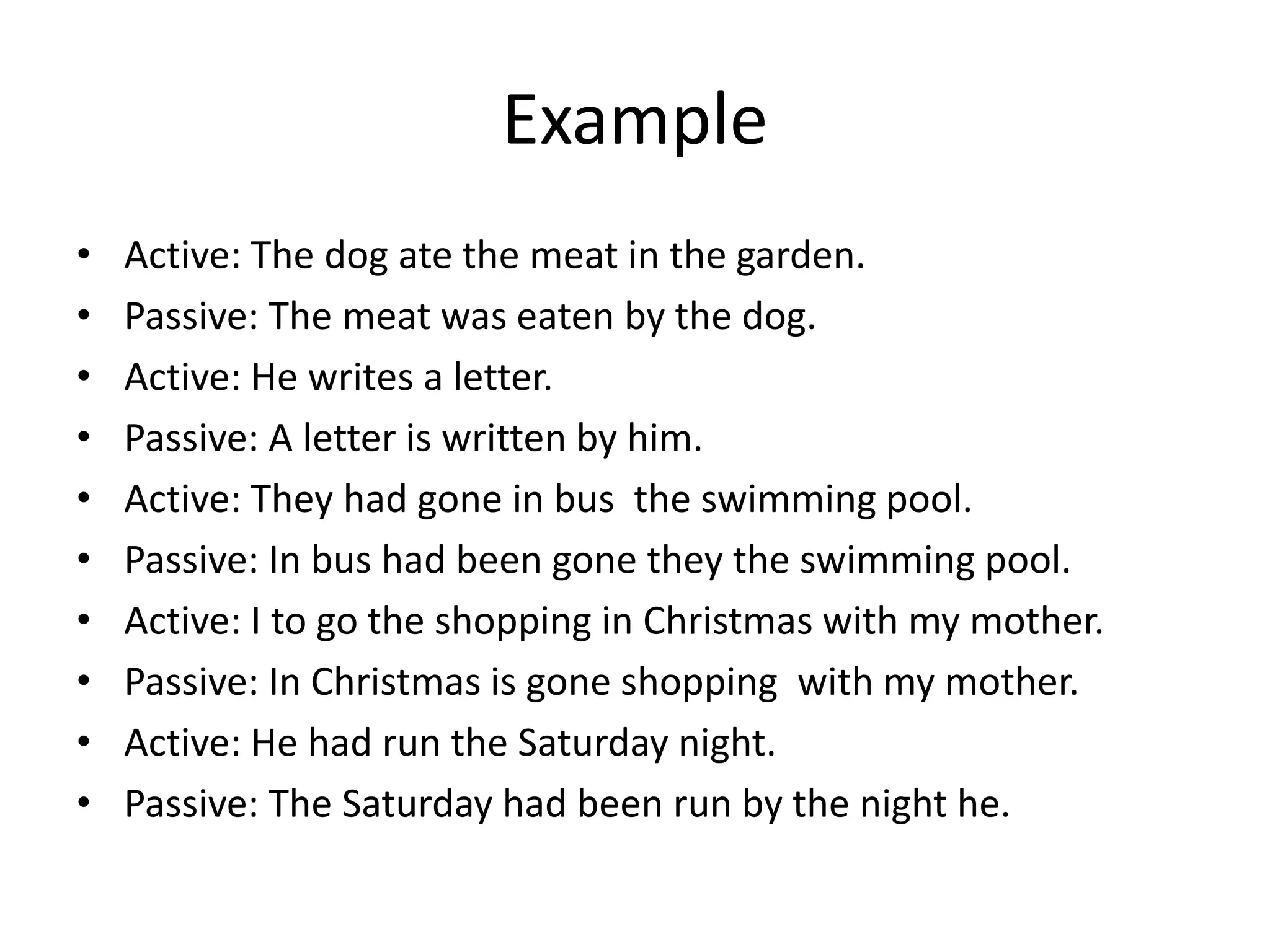 The passive voice | PPTX