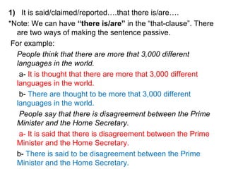 The passive voice.complex structures | PPT