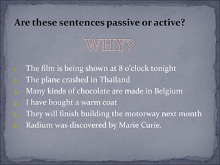 The passive voice | PPT