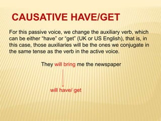 THE PASSIVE VOICE - TYPES.pptx