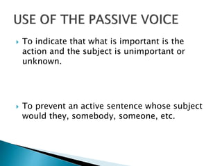 The passive voice 1 | PPSX