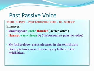 The passive voice 2 | PPTX