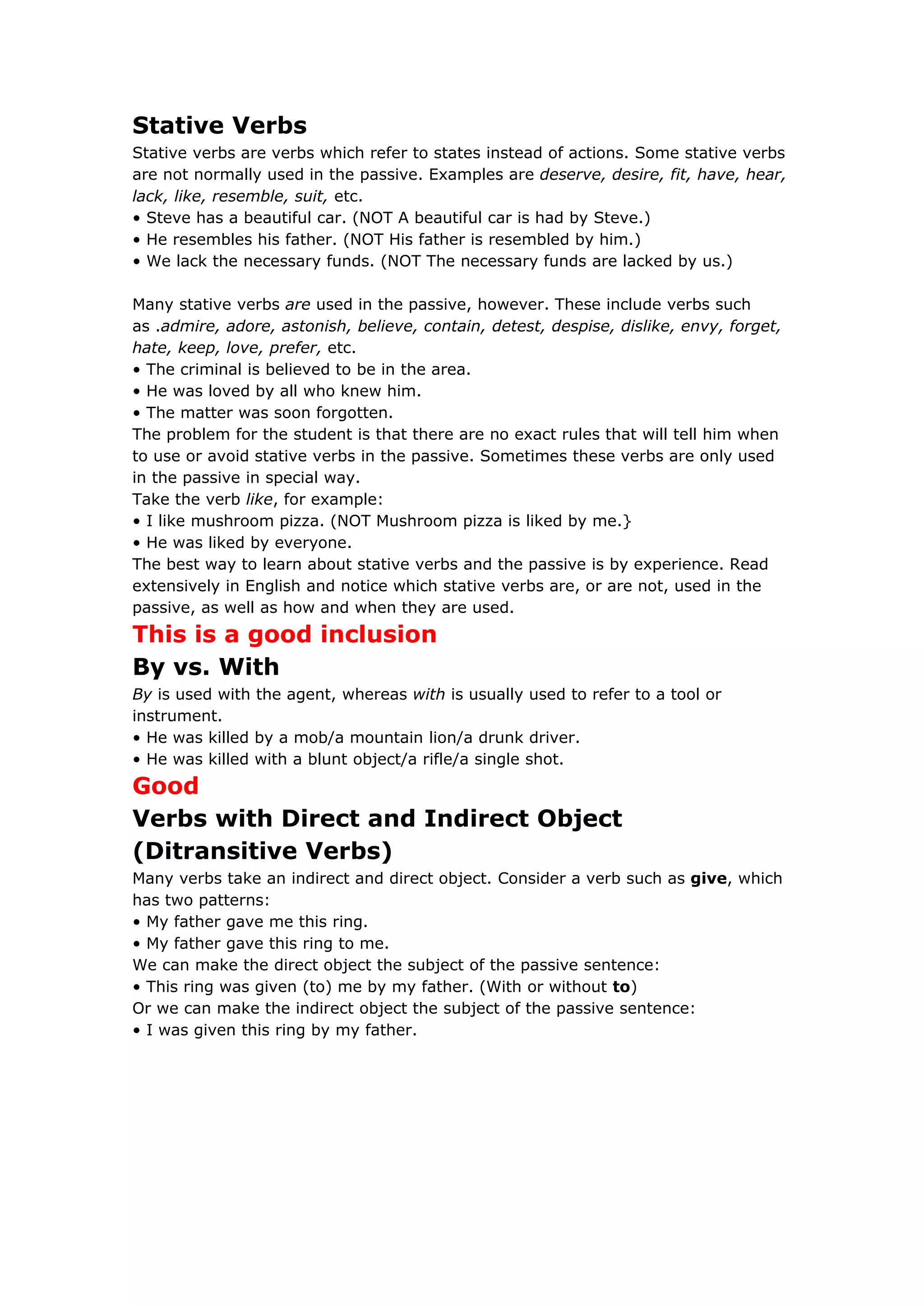 The Passive Voice Chema | DOC