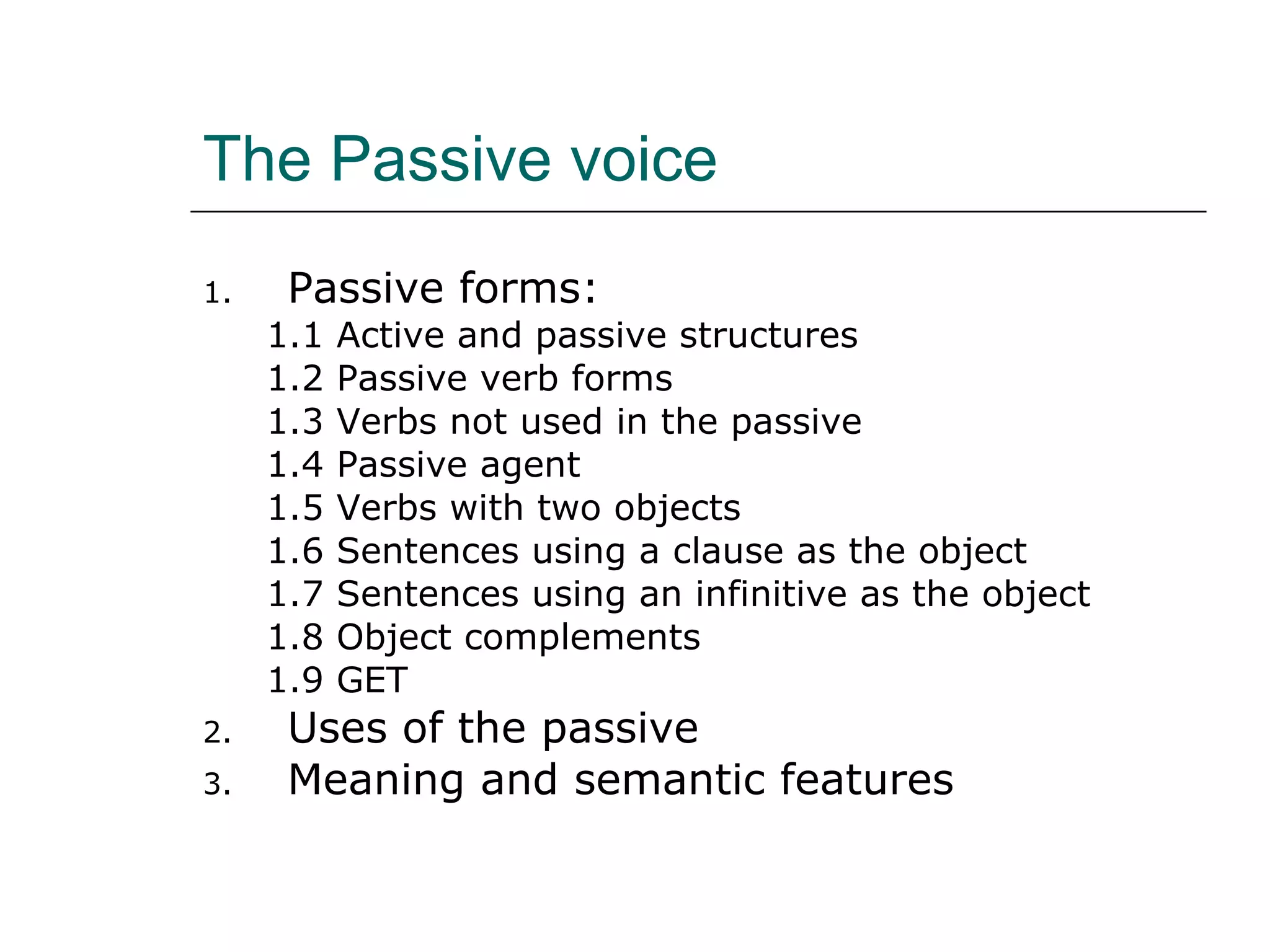 The Passive Voice | PPT