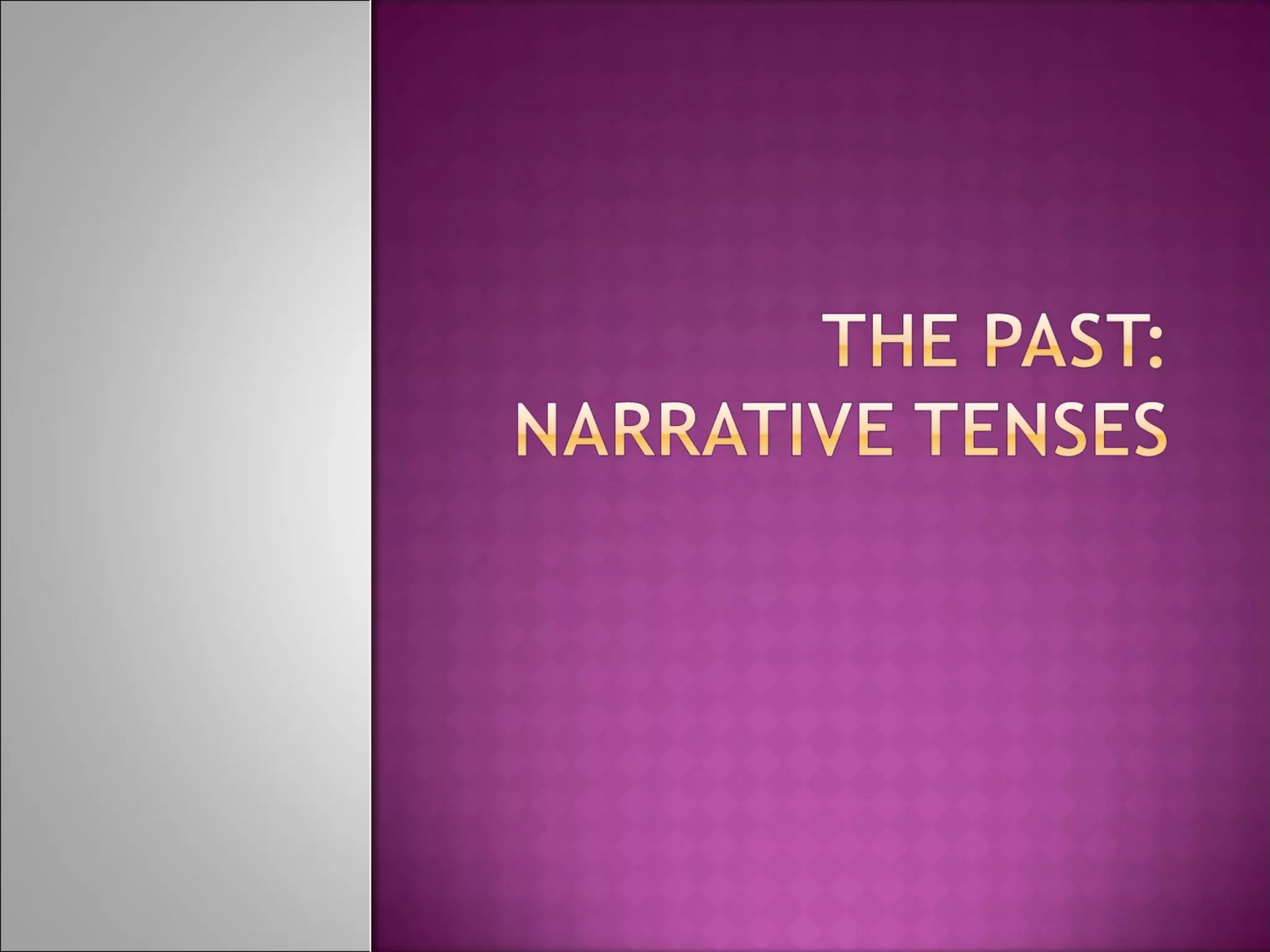 The past | PPT
