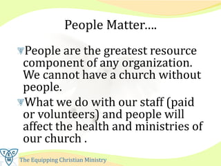 The pastor and personnel management | PDF