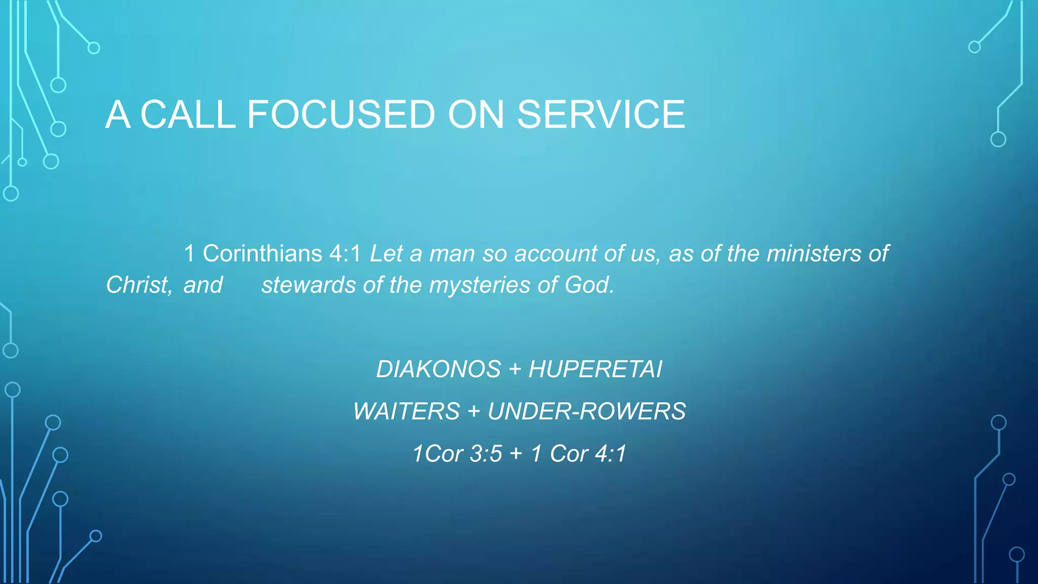 The Pastor’s Call | PPTX