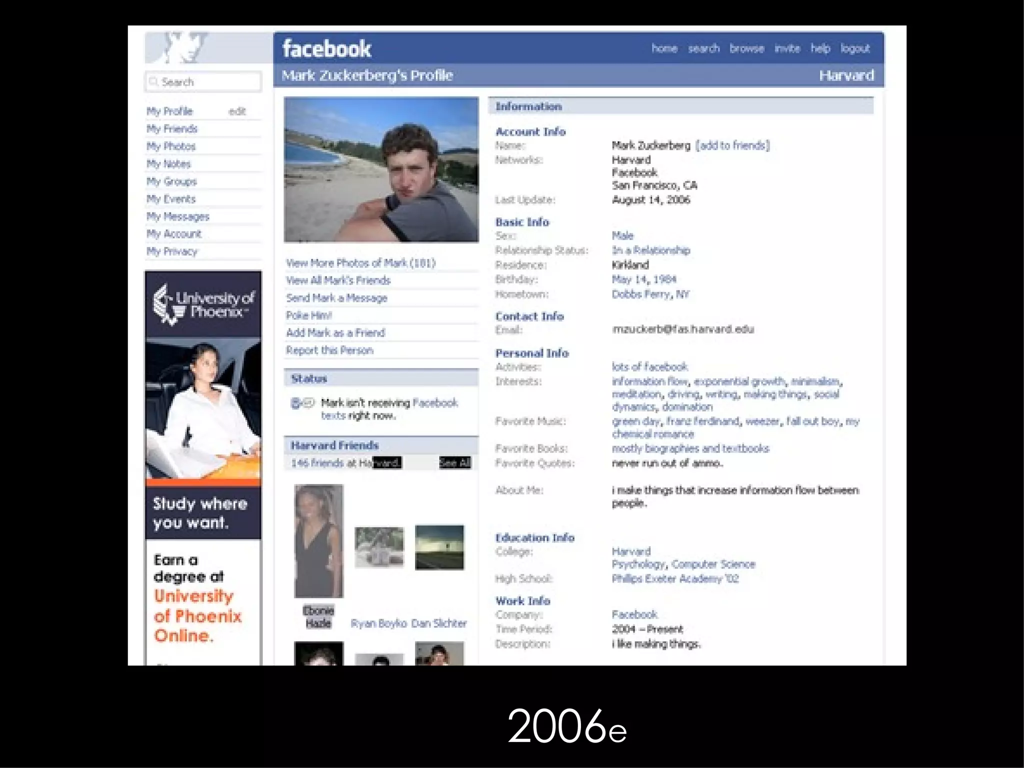 The Past, Present and Future of facebook | PPT