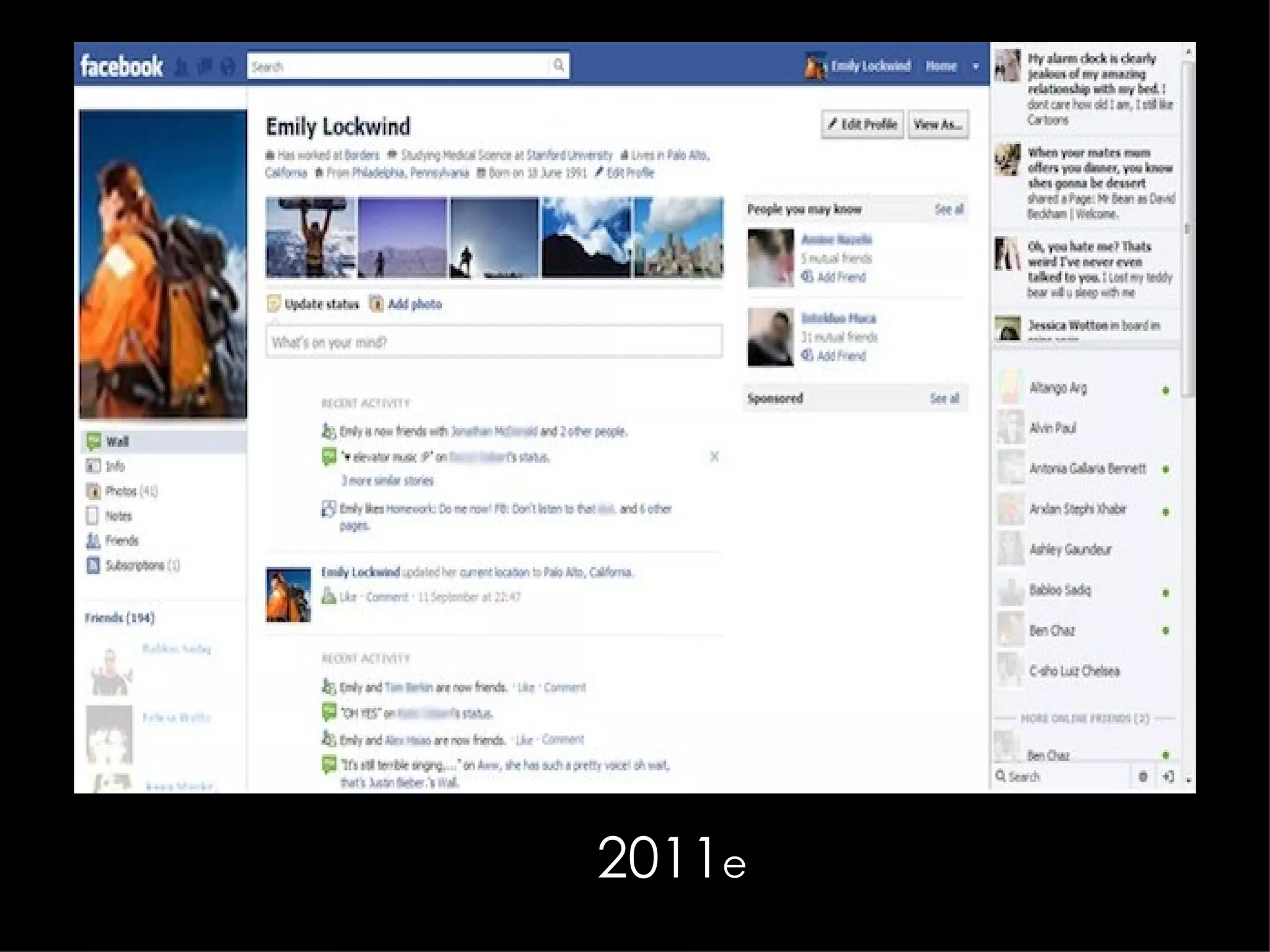 The Past, Present and Future of facebook | PPT