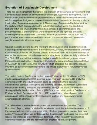 Environment: The Past, Present, & Future | PPTX