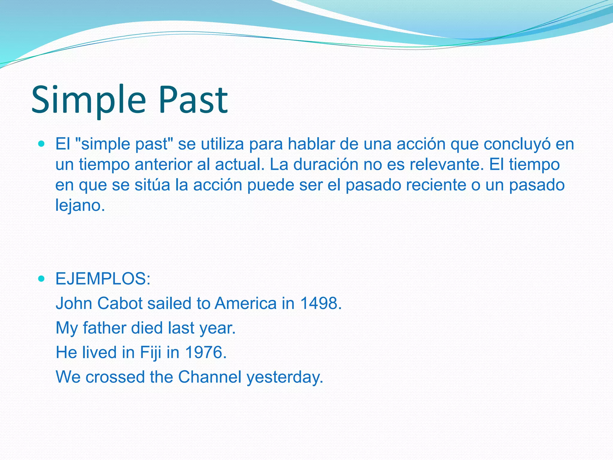 The past simple | PPTX
