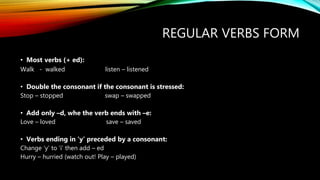 The past simple yessica narvaez | PPT