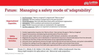 The past the present and future of safety professional practice d ...