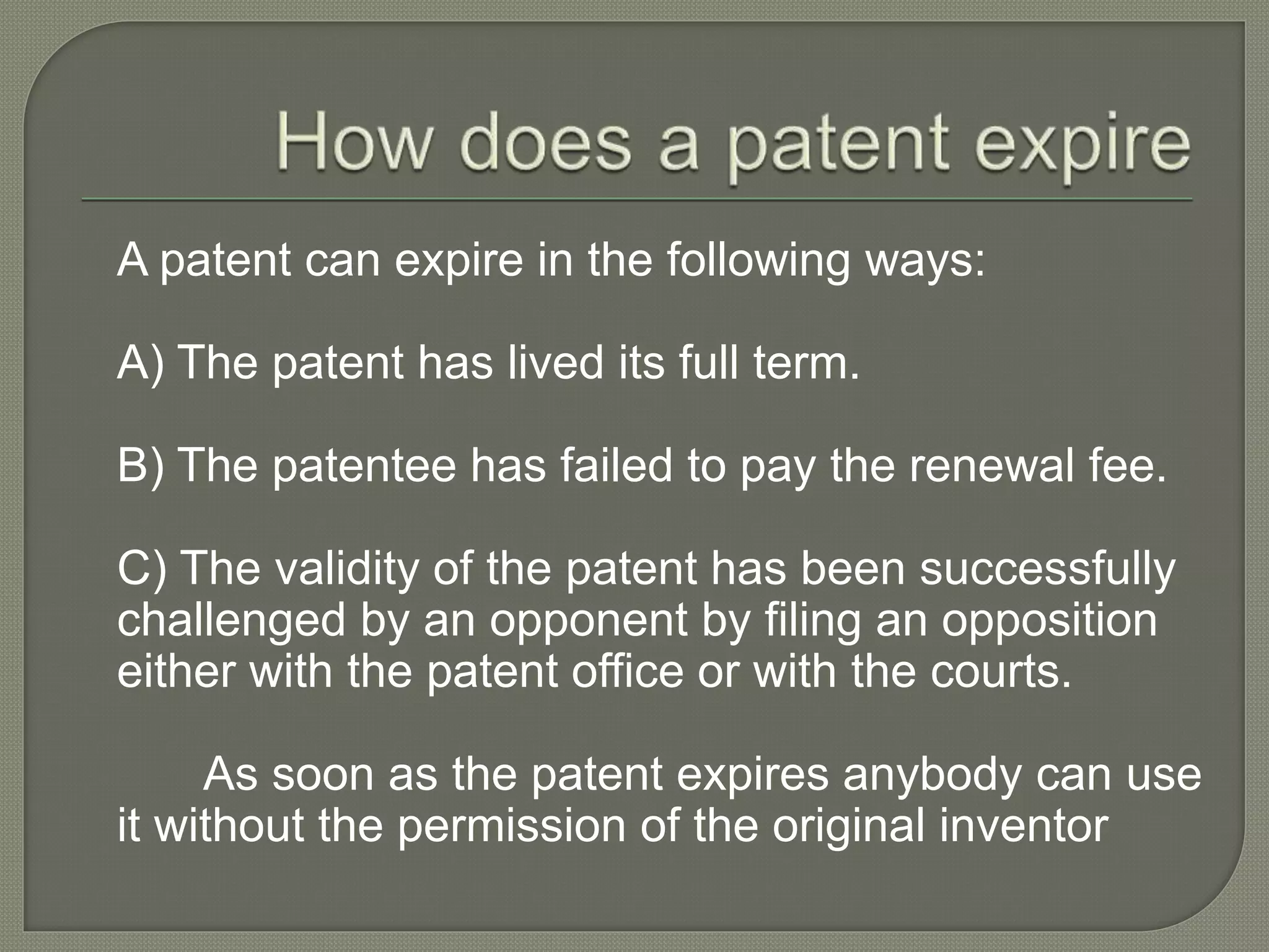 The patent act | PPTX