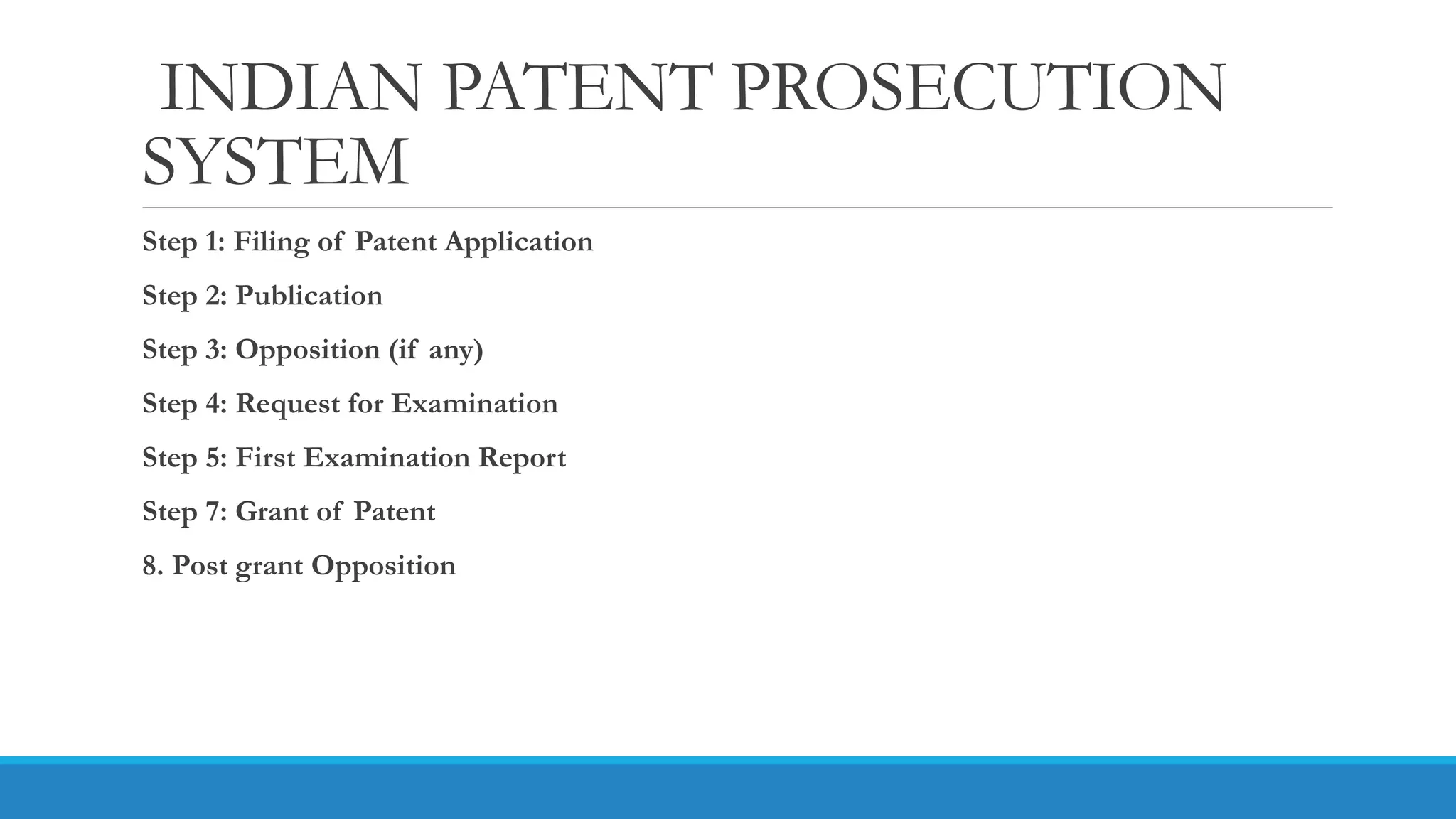 The patent prosecution system of india, us assignment | PPTX