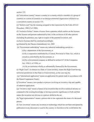 A Report On The Patents Act, 1970 [Case Study : Apple Vs Samsung] | PDF