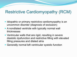 The pathophysiology of cardiomyopathy | PPTX