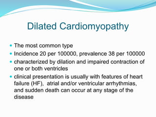 The pathophysiology of cardiomyopathy | PPTX