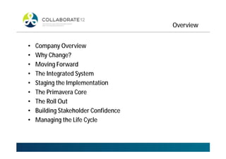 The path to a single project controls system with a primavera core ppt ...