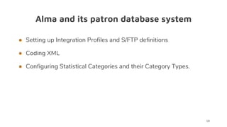 The path to flexible loading of patron records | PPT