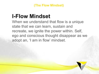 21 Elements - 3 Stages to Flow | PPT