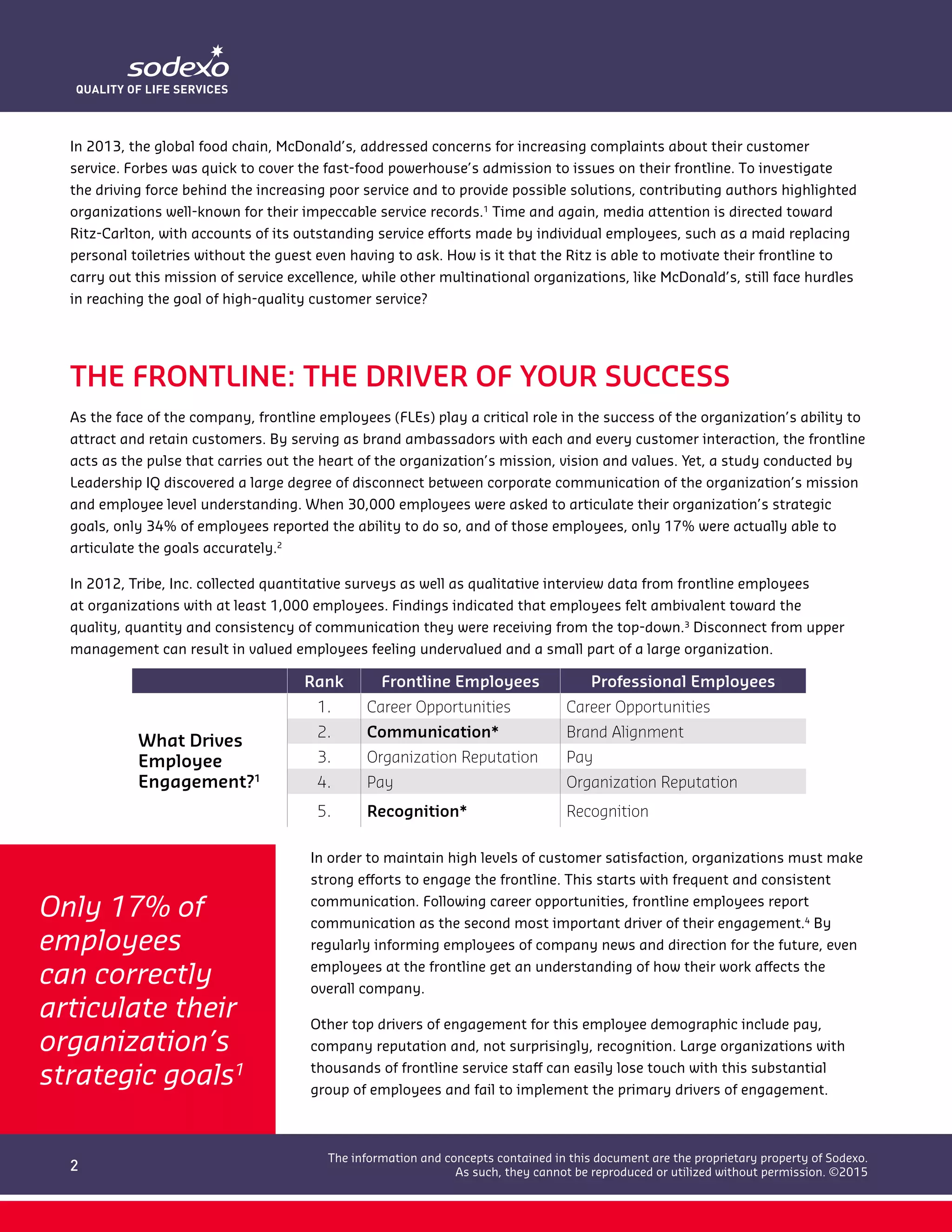 The Path to Frontline Employee Engagement | PDF