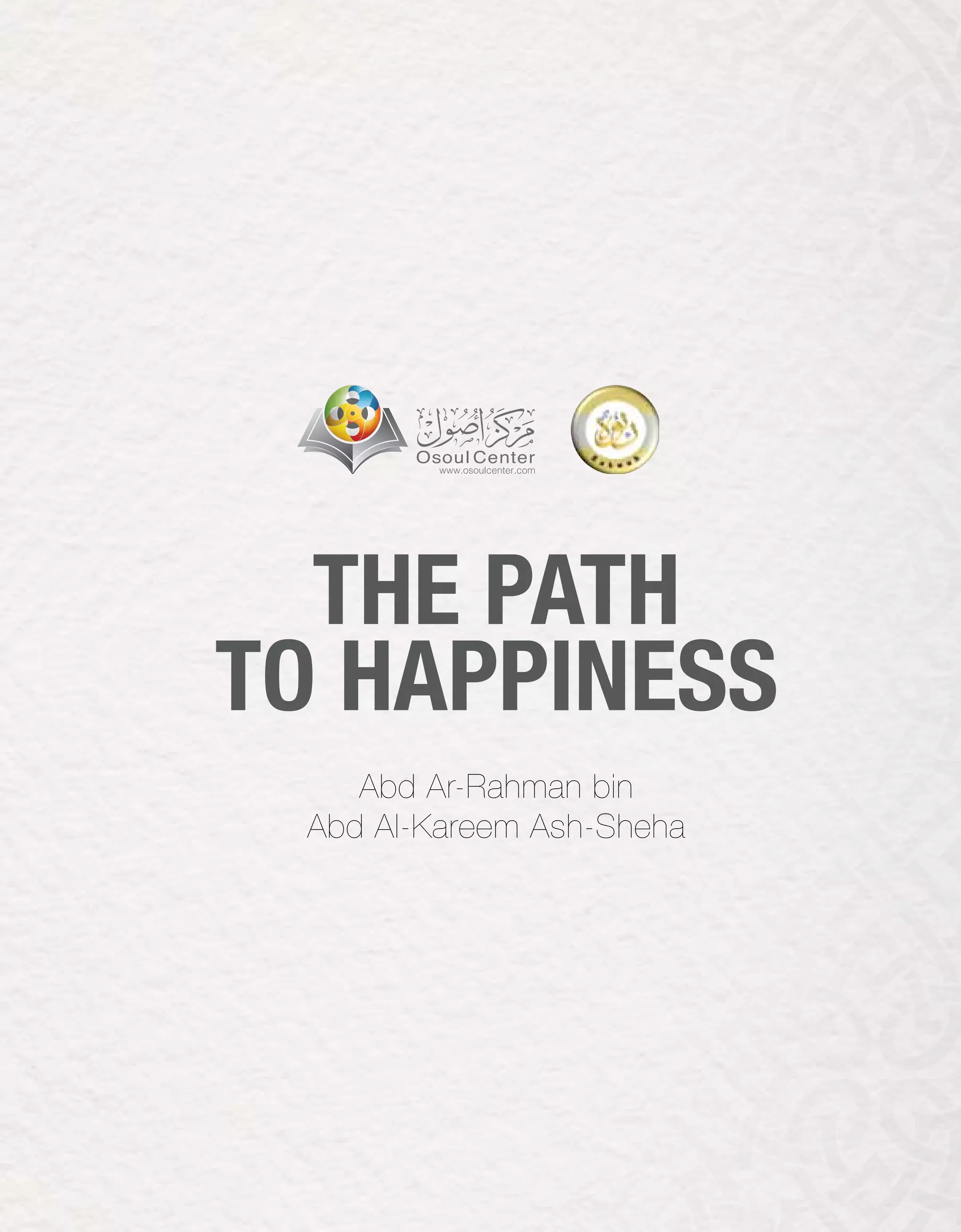 The path to happiness | PDF