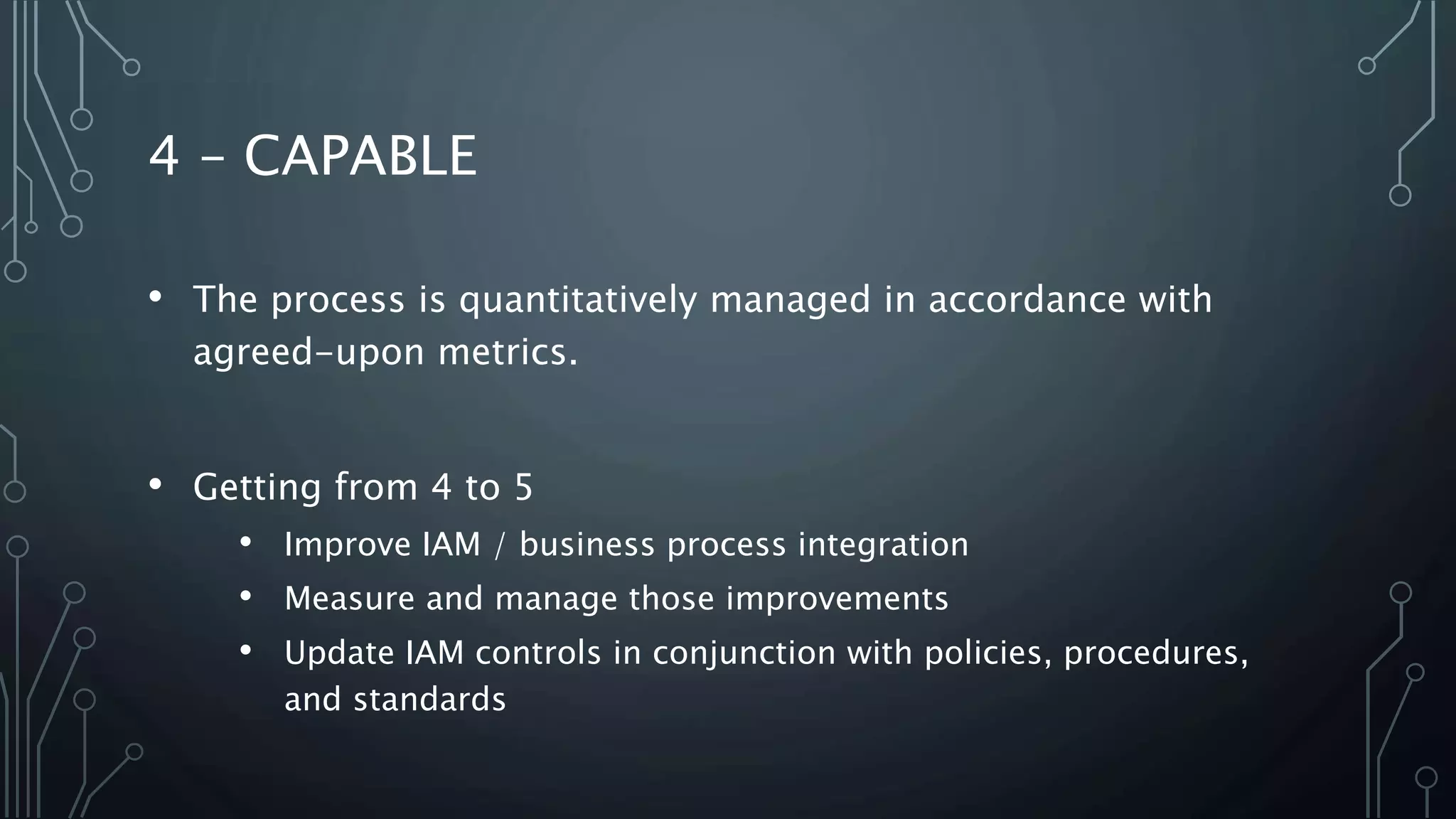 The Path to IAM Maturity | PPTX