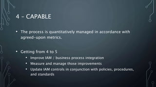 The Path to IAM Maturity | PPTX | Computer Software and Applications ...