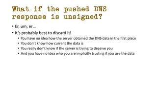 Presentation on 'The Path to Resolverless DNS' by Geoff Huston | PDF