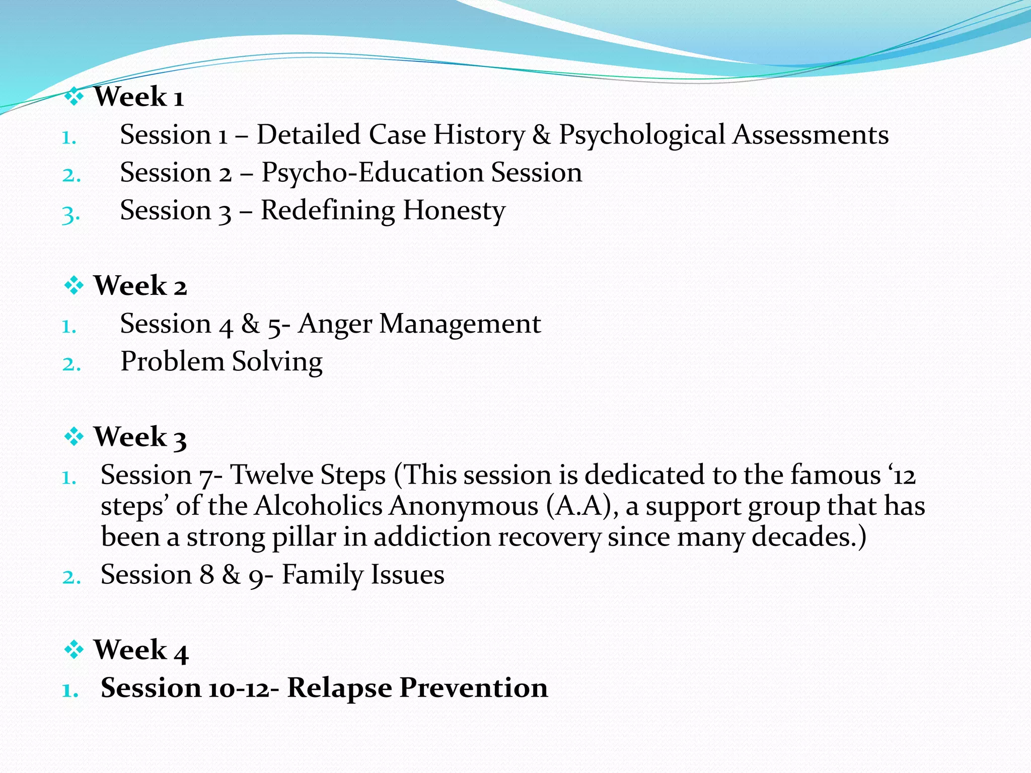 The pathway to addiction recovery | PPTX