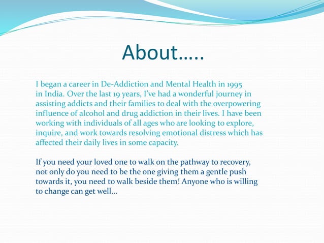 The pathway to addiction recovery | PPTX