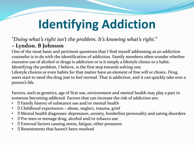 The pathway to addiction recovery | PPTX