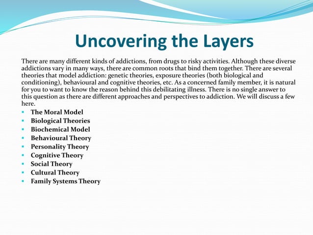 The pathway to addiction recovery | PPTX