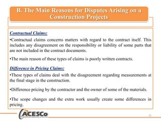 The pathway to documenting successful contract claims.. | PPSX