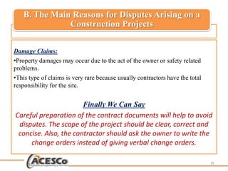 The pathway to documenting successful contract claims.. | PPSX