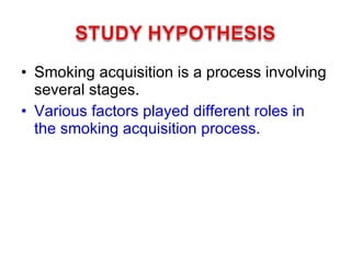 The Pathway To Smoking Role Of Family, Peer And Environment In Shaping ...