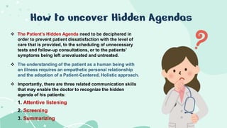 The Patient Hidden Agenda.pptx