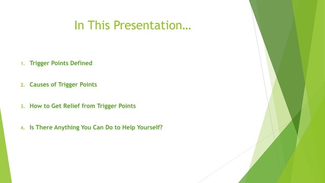 The patient's guide to trigger points | PPTX