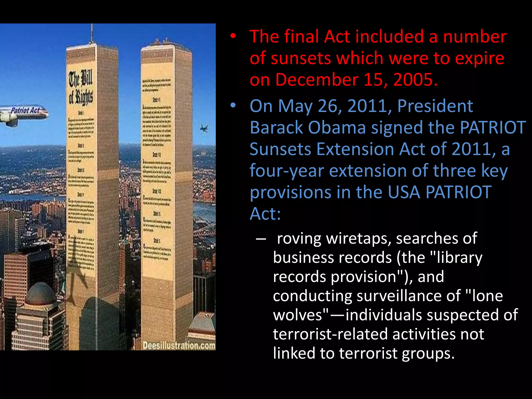The patriot act | PPT