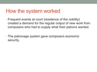The patronage system | PPTX